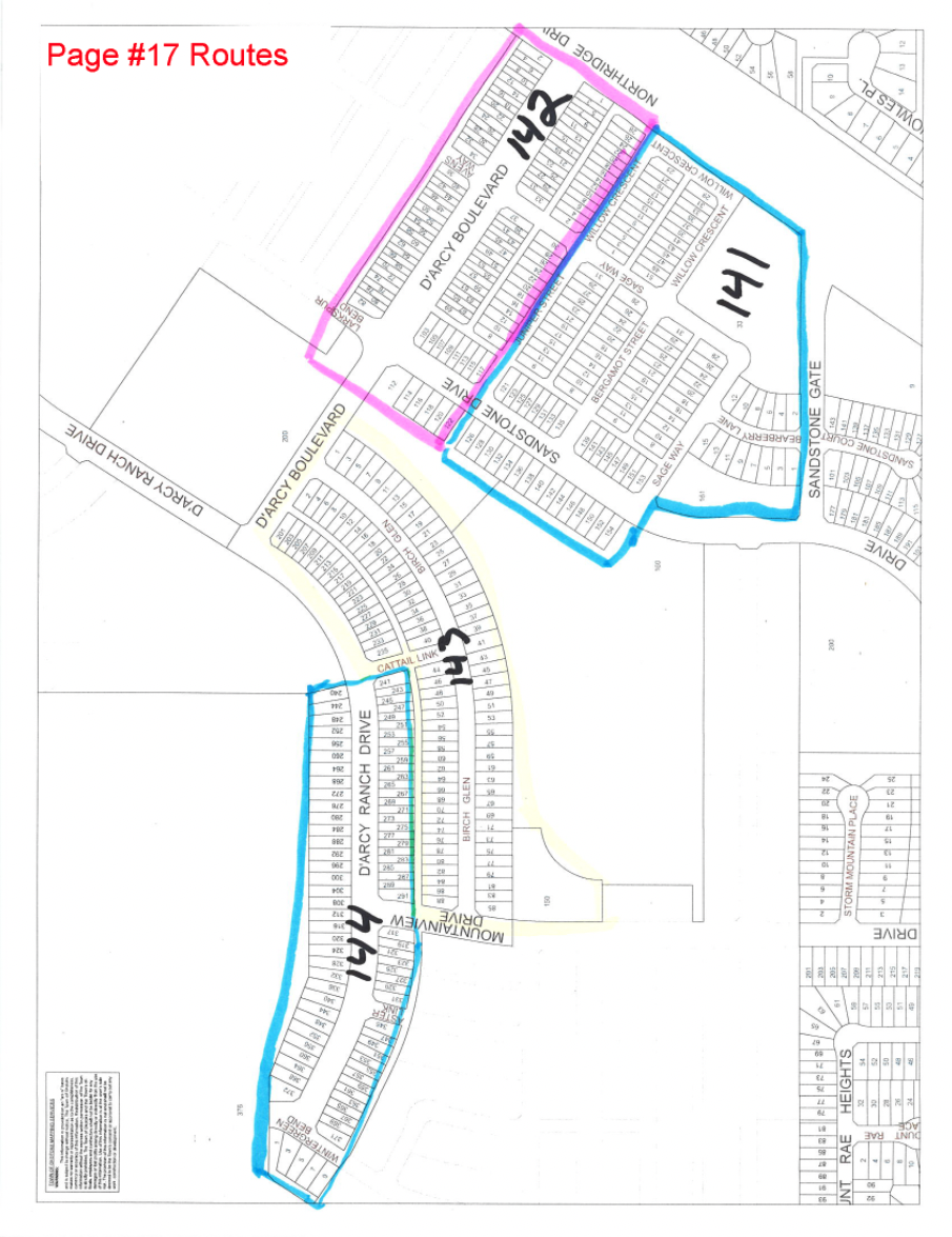 Routes & Maps | Sheep River Ward Food Drive